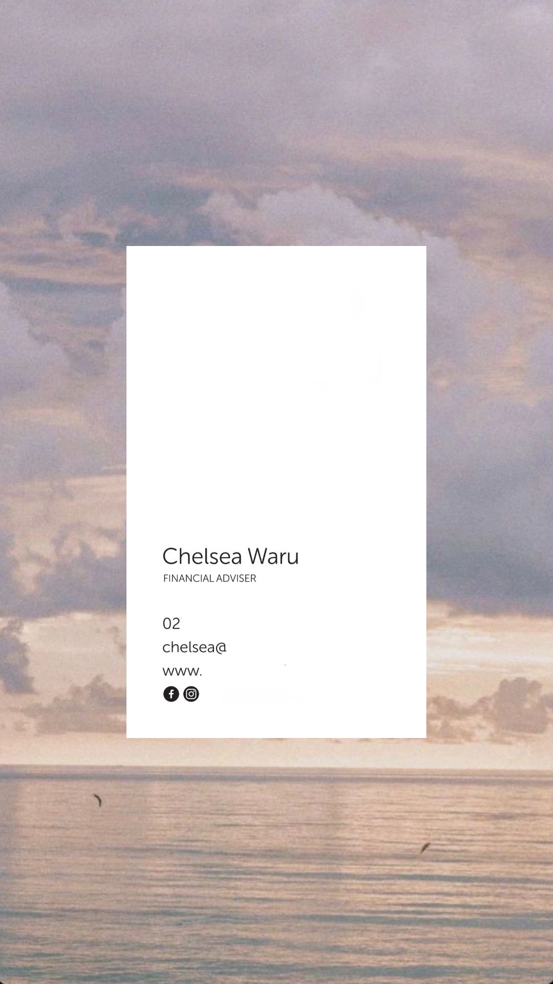 Chelsea Waru on LinkedIn: I got sent a copy of my business cards today ... Chelsea Waru on LinkedIn: I got sent a copy of my business cards today ...