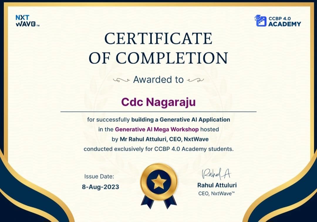 Durga charana Nagaraju on LinkedIn: #generativeai #aiapplications # ... Durga charana Nagaraju on LinkedIn: #generativeai #aiapplications # ...