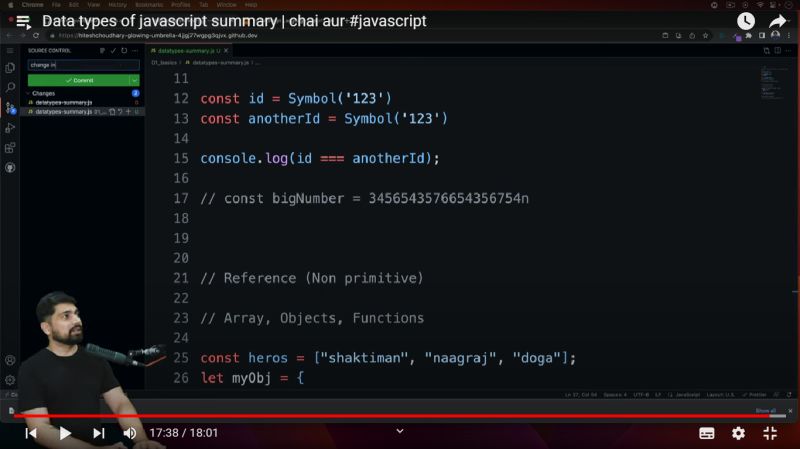 Vaibhav Shukla on LinkedIn: #javascript #coding #webdevelopment #chaiorcode Vaibhav Shukla on LinkedIn: #javascript #coding #webdevelopment #chaiorcode