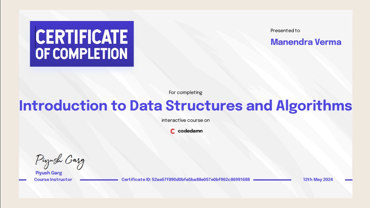 Manendra Verma on LinkedIn: #dsa #datastructures #algorithms # ... Manendra Verma on LinkedIn: #dsa #datastructures #algorithms # ...