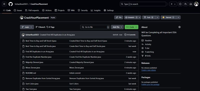 Sohan Kumar Rout on LinkedIn: #leetcode #dsa #coding #github # ... Sohan Kumar Rout on LinkedIn: #leetcode #dsa #coding #github # ...