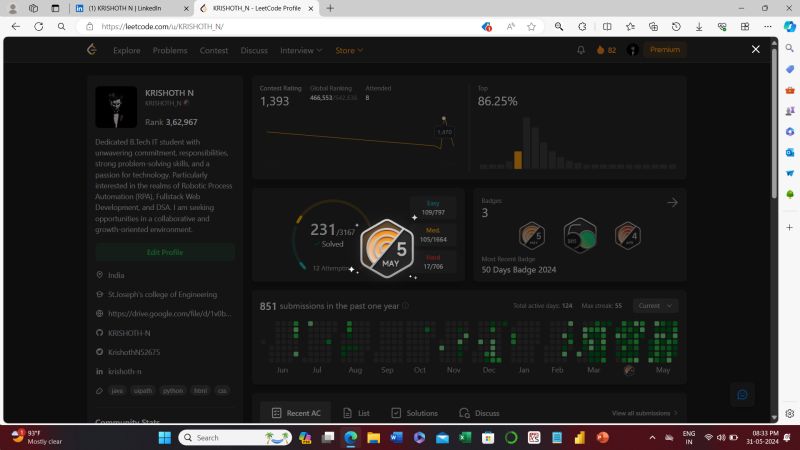 KRISHOTH N on LinkedIn: #leetcode #codingchallenges #programming # ... KRISHOTH N on LinkedIn: #leetcode #codingchallenges #programming # ...