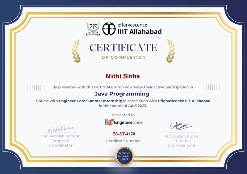 Nidhi Sinha on LinkedIn: #javaprogramming #engineercore #javadeveloper ... Nidhi Sinha on LinkedIn: #javaprogramming #engineercore #javadeveloper ...