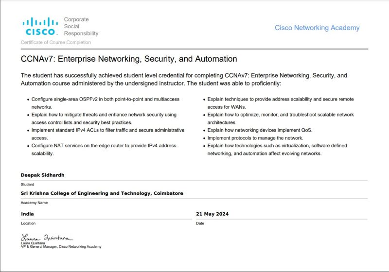 Deepak Sidhardh on LinkedIn: #cisco #ccna #networking #techskills # ... Deepak Sidhardh on LinkedIn: #cisco #ccna #networking #techskills # ...