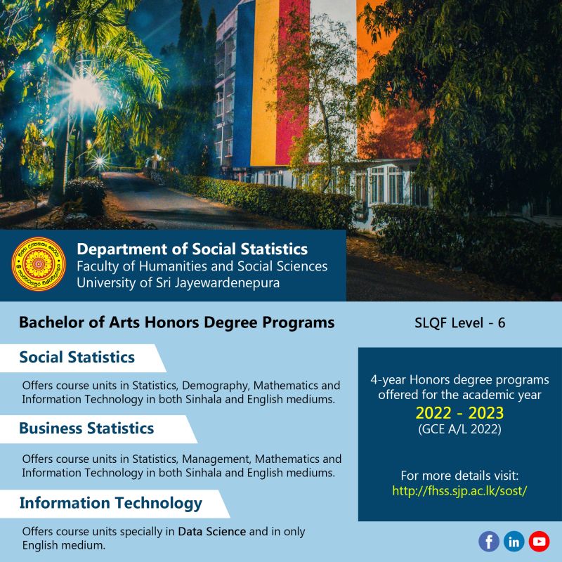 Department of Social Statistics - USJ on LinkedIn: #degree_programs # ... Department of Social Statistics - USJ on LinkedIn: #degree_programs # ...