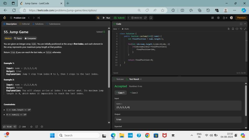 YASH JADAUN on LinkedIn: #leetcode #coding #problemsolving #jumpgame # ... YASH JADAUN on LinkedIn: #leetcode #coding #problemsolving #jumpgame # ...
