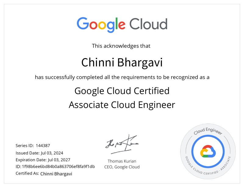 Bhargavi Chinni on LinkedIn: #google #kluniversity #klcse Bhargavi Chinni on LinkedIn: #google #kluniversity #klcse