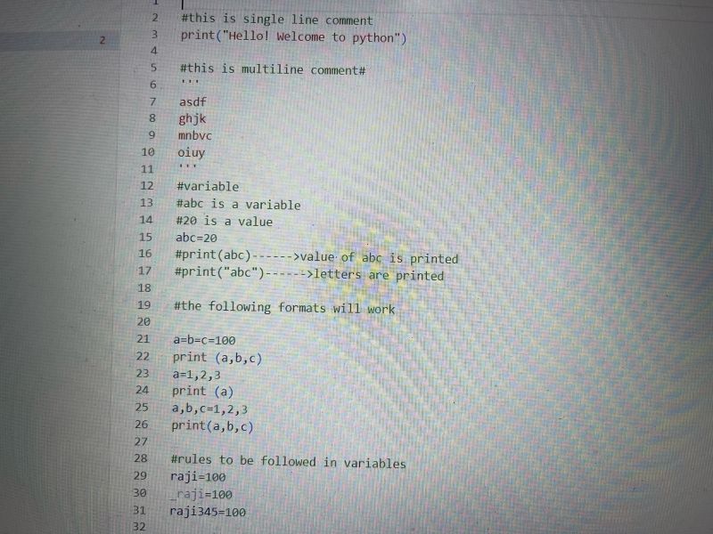 gadam rajyalakshmi on LinkedIn: Comments,variable Kiran Sagar PythonLife gadam rajyalakshmi on LinkedIn: Comments,variable Kiran Sagar PythonLife