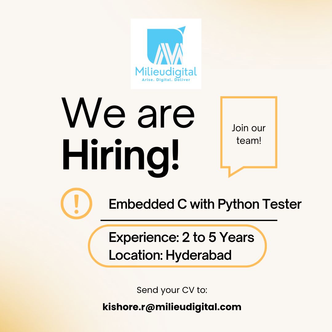 kishore R on LinkedIn: #embedded #embeddedc #c #python #pythontester # ... kishore R on LinkedIn: #embedded #embeddedc #c #python #pythontester # ...