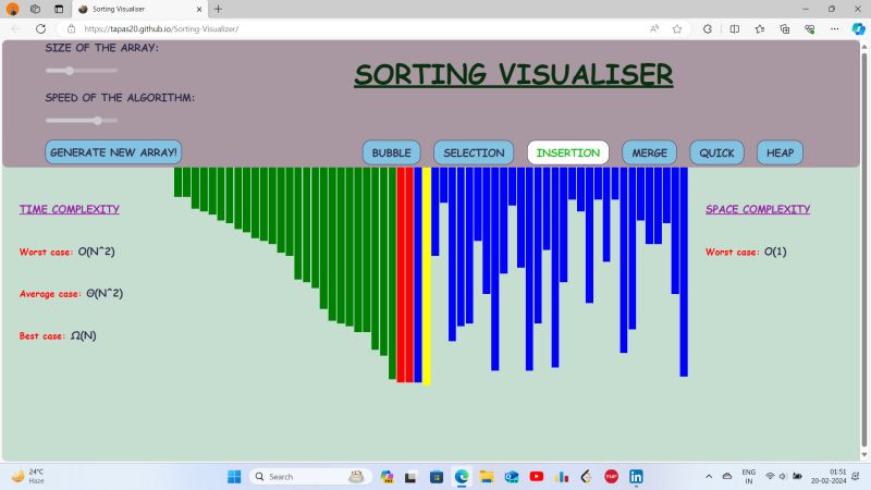 Tapas Jyoti Mohanta on LinkedIn: #sortingvisualizer #html #css # ... Tapas Jyoti Mohanta on LinkedIn: #sortingvisualizer #html #css # ...