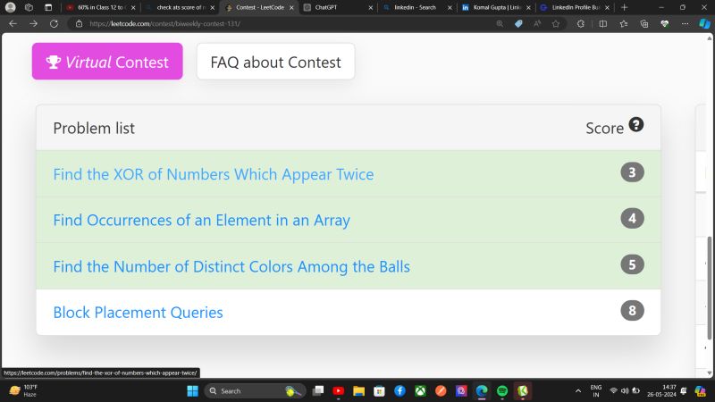 Komal Gupta on LinkedIn: #coding #problemsolving #leetcode # ... Komal Gupta on LinkedIn: #coding #problemsolving #leetcode # ...