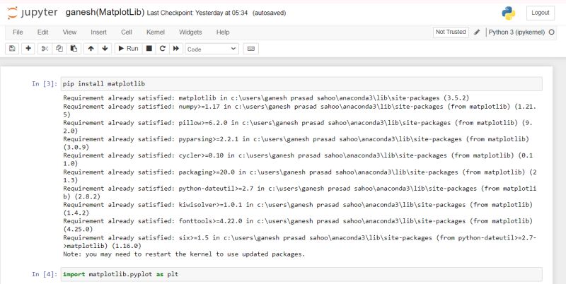 Ganesh Prasad Sahoo on LinkedIn: #learningjourney #python #matplotlib # ... Ganesh Prasad Sahoo on LinkedIn: #learningjourney #python #matplotlib # ...
