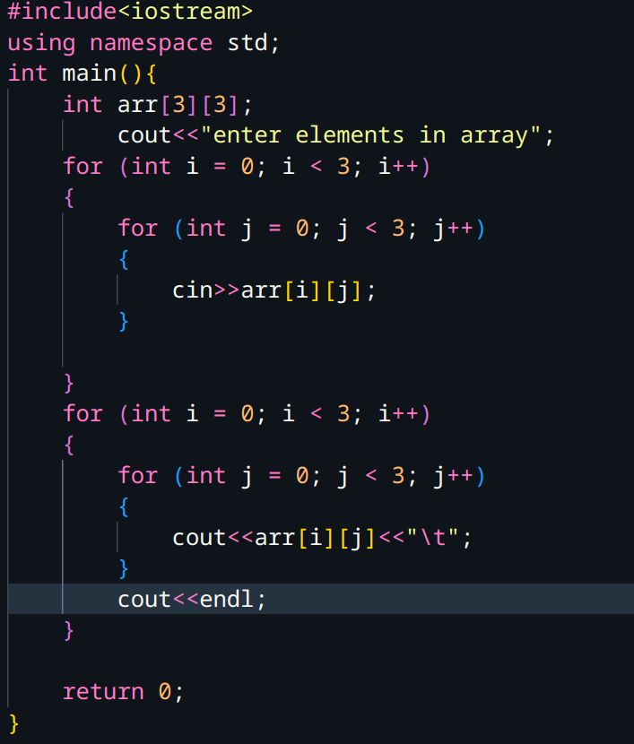 Vikas Gulia on LinkedIn: #75daycodingchallenge #c #2darray # ... Vikas Gulia on LinkedIn: #75daycodingchallenge #c #2darray # ...