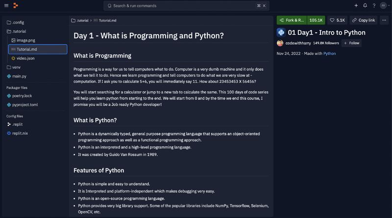 Avinash Singh on LinkedIn: #100daysofpython #day1 #pythonprogramming # ... Avinash Singh on LinkedIn: #100daysofpython #day1 #pythonprogramming # ...