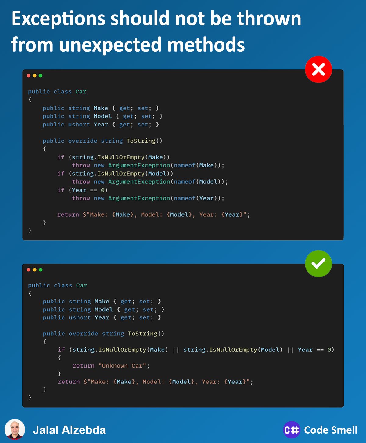 Jalal Alzebda on LinkedIn: #csharp #dotnet #programming #cleancode # ... Jalal Alzebda on LinkedIn: #csharp #dotnet #programming #cleancode # ...