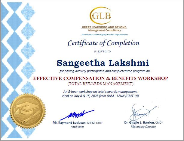 Sangeetha Lakshmi on LinkedIn: I'm excited to gain a workshop ... Sangeetha Lakshmi on LinkedIn: I'm excited to gain a workshop ...