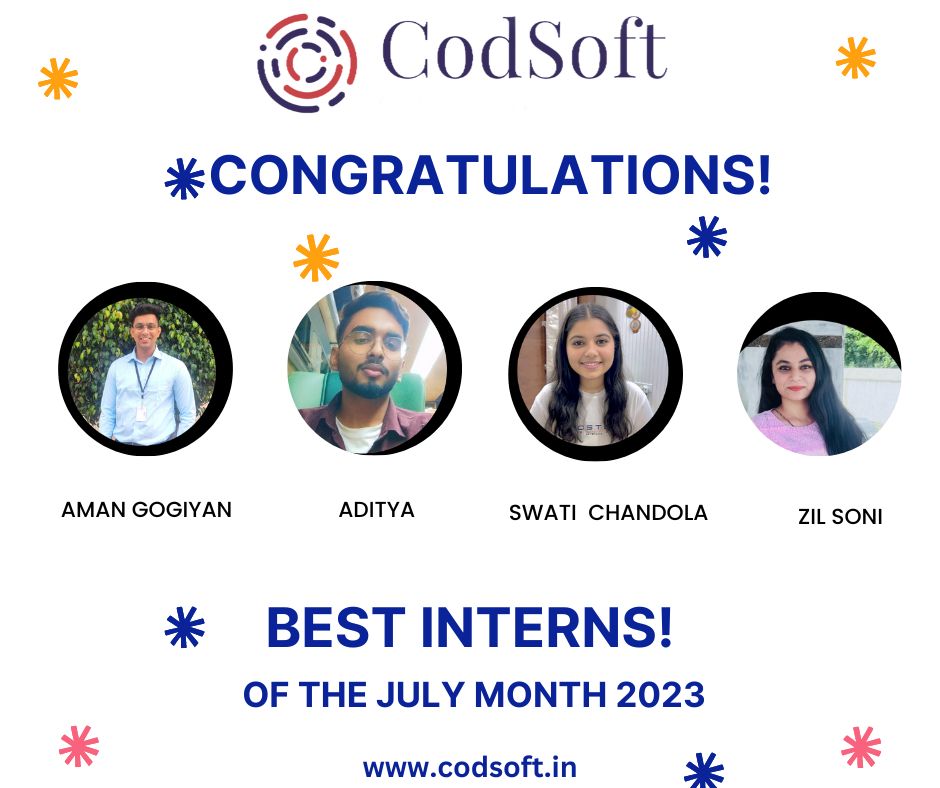 CodSoft on LinkedIn: #codsoft #codsoftinternship #congratulations # ... CodSoft on LinkedIn: #codsoft #codsoftinternship #congratulations # ...