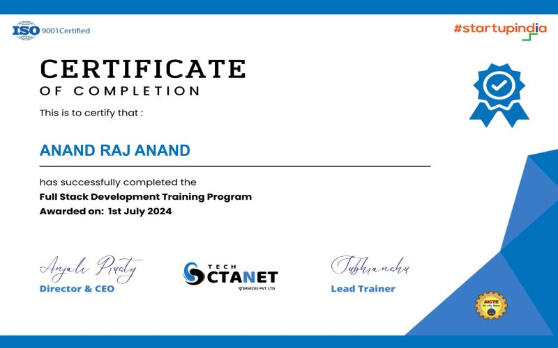 Anand Raj Anand on LinkedIn: #octanet #learning #webdevelopment Anand Raj Anand on LinkedIn: #octanet #learning #webdevelopment