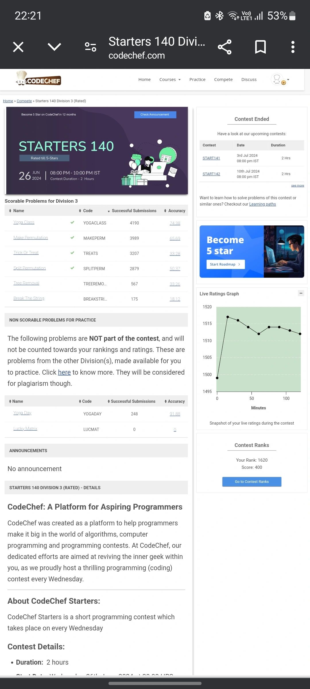 Anmol . on LinkedIn: #cp #dsa #codechef Anmol . on LinkedIn: #cp #dsa #codechef