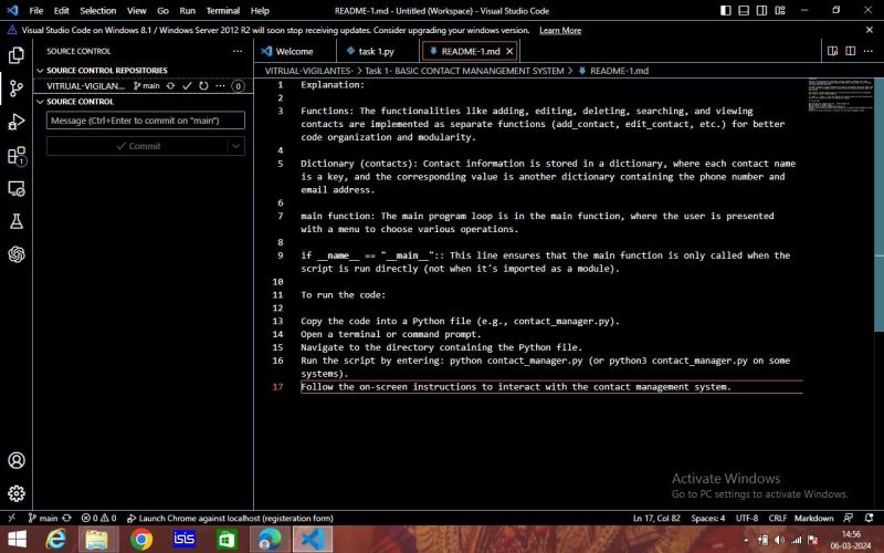 vs janani on LinkedIn: #python #contactmanagement #programming # ... vs janani on LinkedIn: #python #contactmanagement #programming # ...