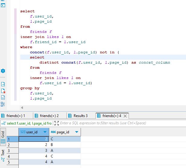 Arpit Verma on LinkedIn: 馃攳 **SQL Challenge: Finding Pages Liked by ... Arpit Verma on LinkedIn: 馃攳 **SQL Challenge: Finding Pages Liked by ...