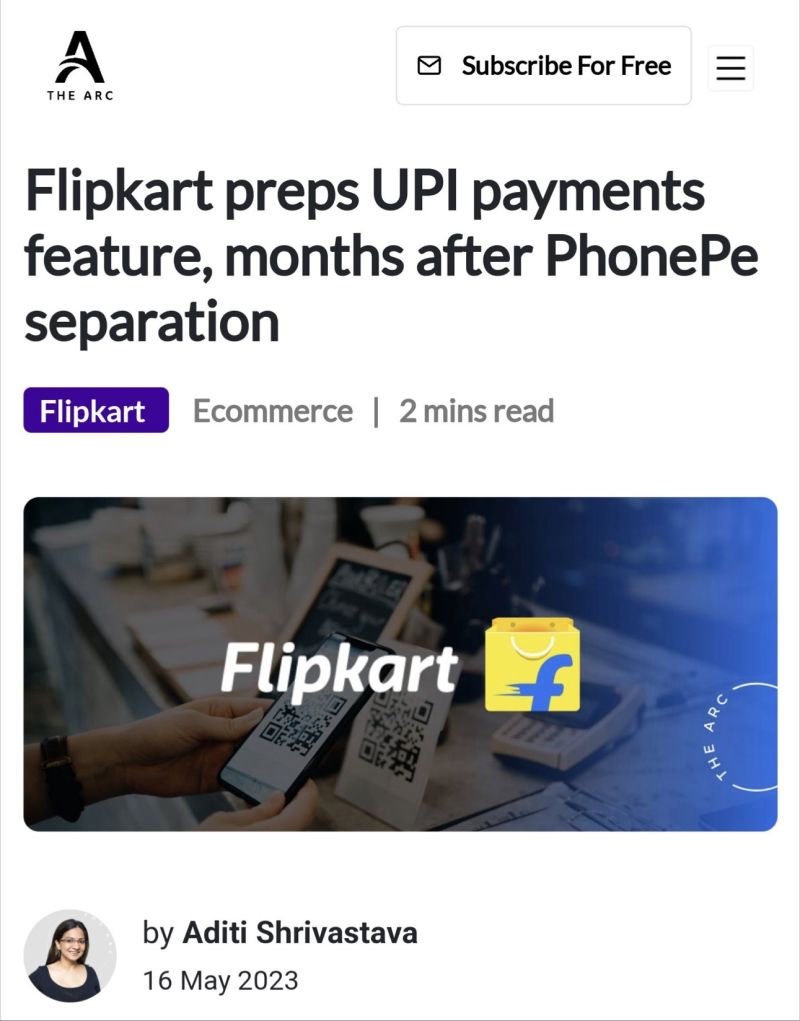 Aditi Shrivastava on LinkedIn: #flipkart #upi Aditi Shrivastava on LinkedIn: #flipkart #upi