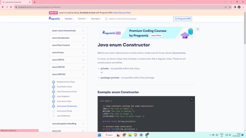 Mohan Raj on LinkedIn: Day 39 Learn about enum constructor of java Mohan Raj on LinkedIn: Day 39 Learn about enum constructor of java