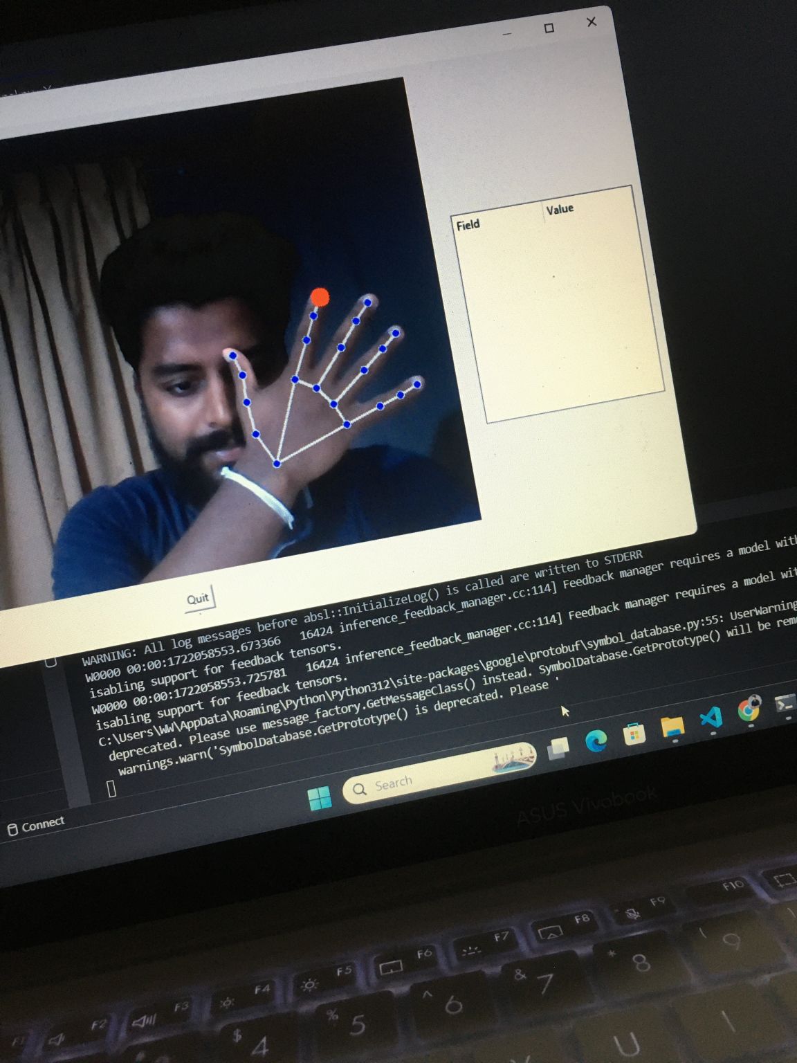 Dhanushka Lakruwan on LinkedIn: #python #opencv #mediapipe #tkinter # ... Dhanushka Lakruwan on LinkedIn: #python #opencv #mediapipe #tkinter # ...