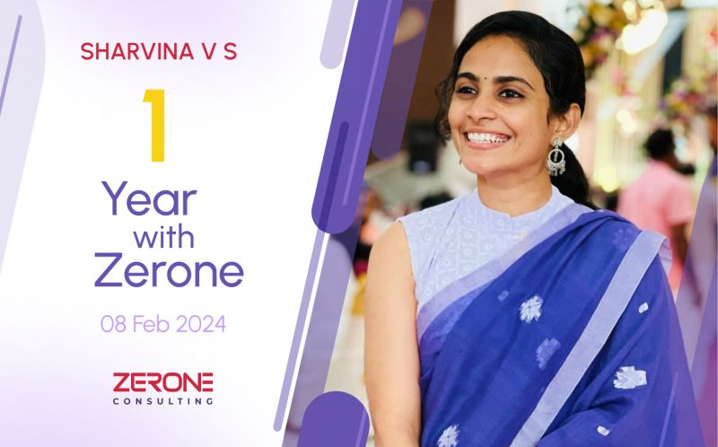 Sharvina V S on LinkedIn: Celebrating 1 years at Zerone Consulting ... Sharvina V S on LinkedIn: Celebrating 1 years at Zerone Consulting ...