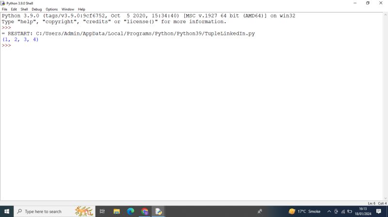How Tuple works in Python | Utpal Kar posted on the topic | LinkedIn How Tuple works in Python | Utpal Kar posted on the topic | LinkedIn