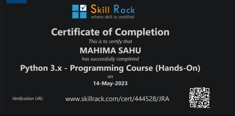 Mahima Sahu on LinkedIn: #python #programming #language #language Mahima Sahu on LinkedIn: #python #programming #language #language