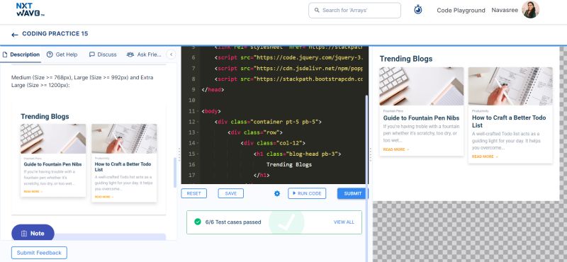 Navasree Sreenivasan on LinkedIn: #30daysofcode #ccbp #coding # ... Navasree Sreenivasan on LinkedIn: #30daysofcode #ccbp #coding # ...