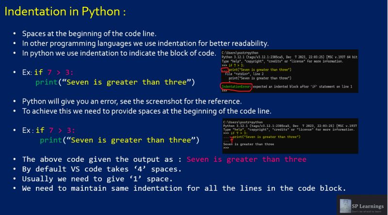 Srinivas Shalivahana's on LinkedIn: #splearnings #pythonlearning # ... Srinivas Shalivahana's on LinkedIn: #splearnings #pythonlearning # ...