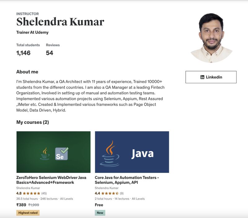 Shelendra Kumar on LinkedIn: #selenium #seleniumautomation # ... Shelendra Kumar on LinkedIn: #selenium #seleniumautomation # ...