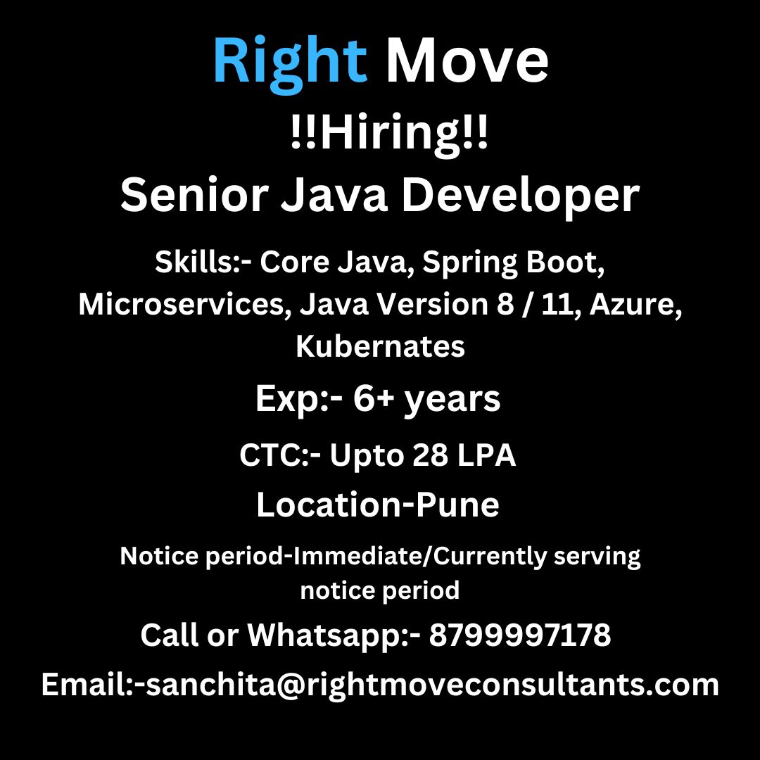 Sanchita S on LinkedIn: #corejava #springboot #microservices #java8 # ... Sanchita S on LinkedIn: #corejava #springboot #microservices #java8 # ...