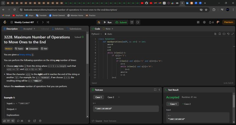 Shirish Dwivedi on LinkedIn: #leetcode #competitiveprogramming #coding ... Shirish Dwivedi on LinkedIn: #leetcode #competitiveprogramming #coding ...