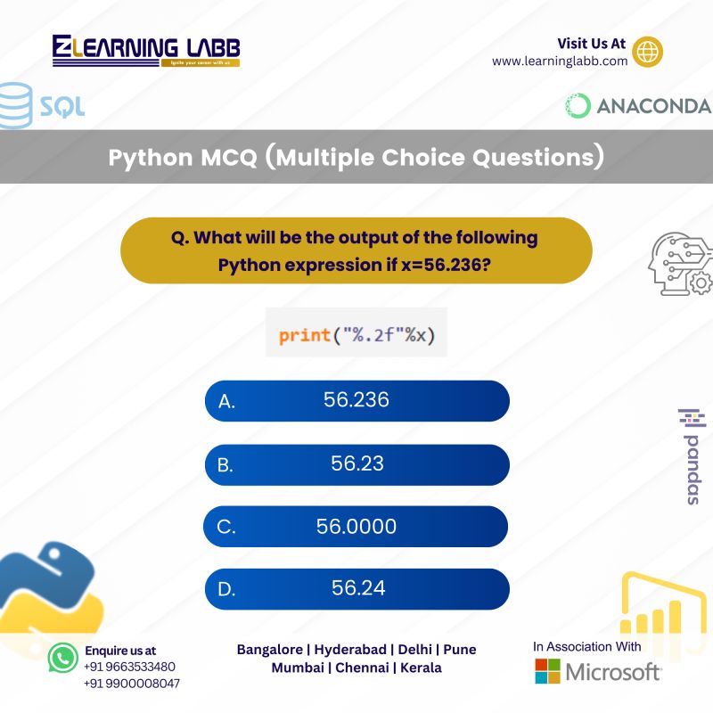 Learning Lab on LinkedIn: #python #mcq #codingchallenge #pythondev # ... Learning Lab on LinkedIn: #python #mcq #codingchallenge #pythondev # ...