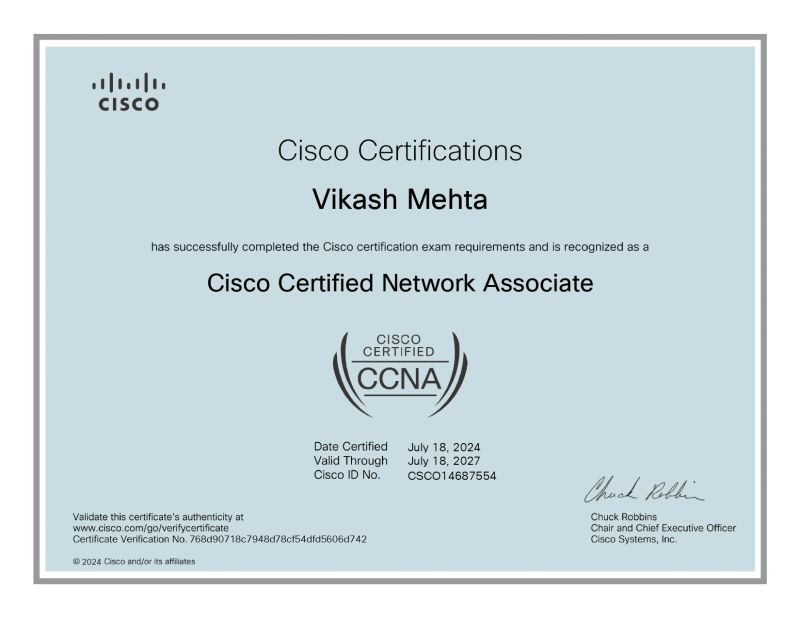 Vikash Mehta on LinkedIn: #ccna #networking #cisco # ... Vikash Mehta on LinkedIn: #ccna #networking #cisco # ...
