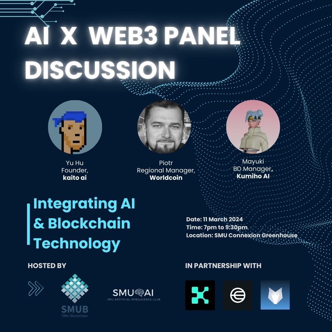 SMU Blockchain Club on LinkedIn: Let’s explore the Intersection of AI ... SMU Blockchain Club on LinkedIn: Let’s explore the Intersection of AI ...