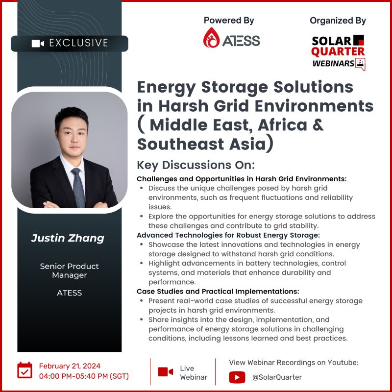 SolarQuarter Africa on LinkedIn: #atess #middleeast #sea #energystorage ... SolarQuarter Africa on LinkedIn: #atess #middleeast #sea #energystorage ...