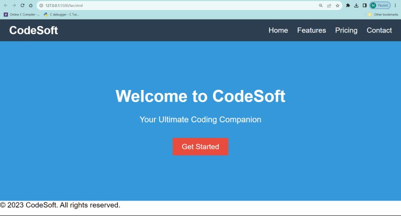 Manoj Kumar R on LinkedIn: #codesoft #webdevelopment #html #css #frontend Manoj Kumar R on LinkedIn: #codesoft #webdevelopment #html #css #frontend