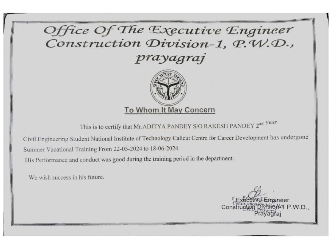 Aditya Pandey on LinkedIn: #internship #publicworks #construction # ... Aditya Pandey on LinkedIn: #internship #publicworks #construction # ...