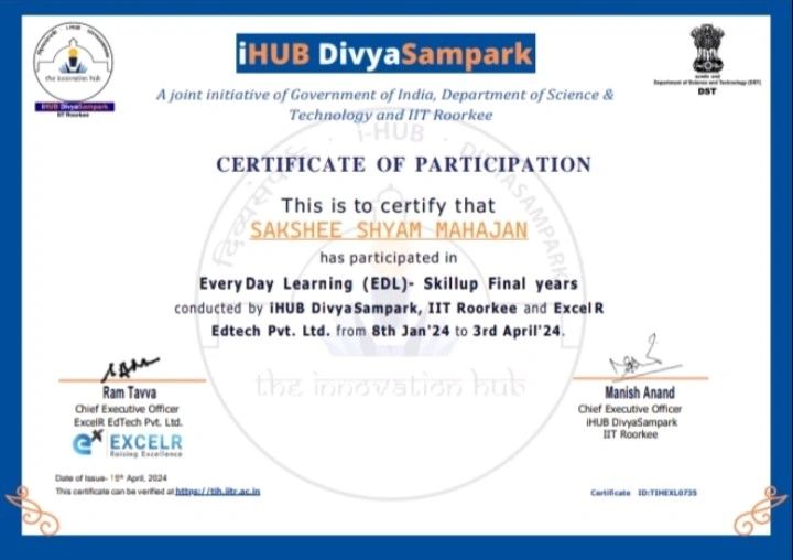 Sakshee Mahajan on LinkedIn: ExcelR Sakshee Mahajan on LinkedIn: ExcelR