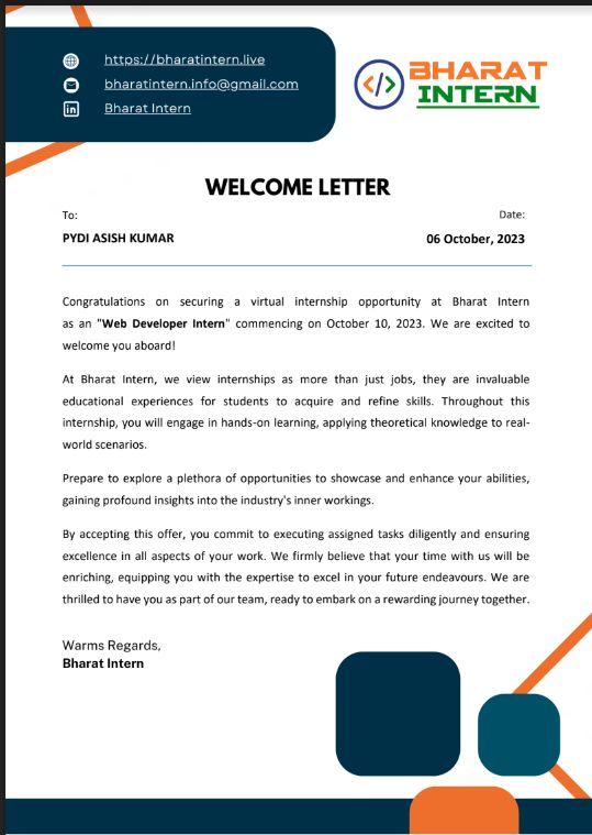 ASISH KUMAR PYDI on LinkedIn: Hello Connections! I am Glad to say that ... ASISH KUMAR PYDI on LinkedIn: Hello Connections! I am Glad to say that ...