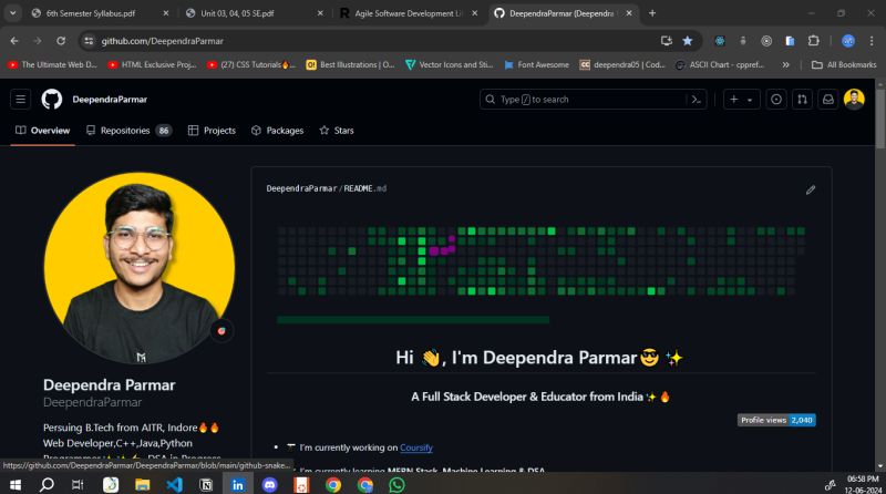 Deependra Parmar on LinkedIn: #consistency #coding #github #200daysofcode Deependra Parmar on LinkedIn: #consistency #coding #github #200daysofcode