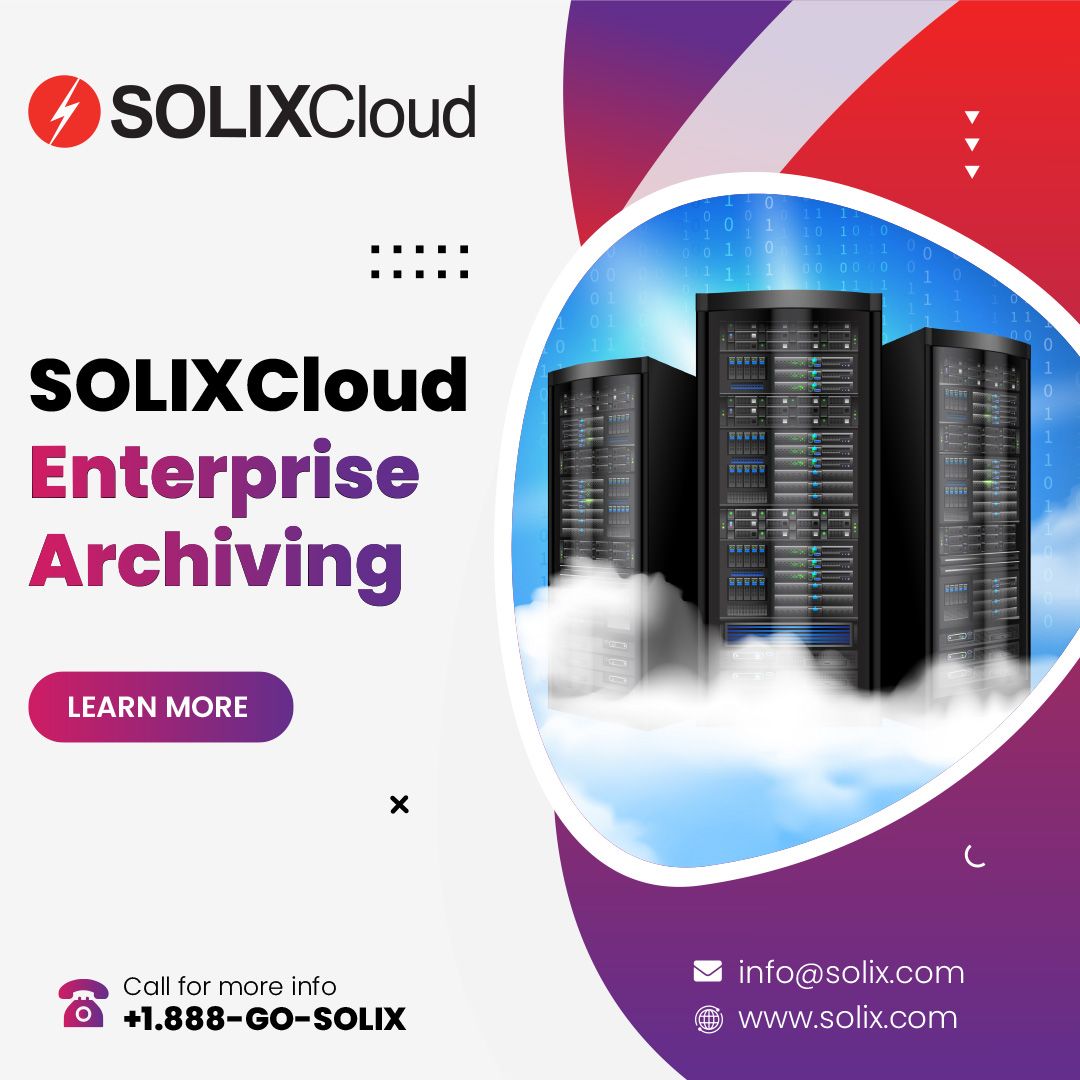 Sai Gundavelli on LinkedIn: Enterprise Archiving as-a-service | SOLIXCloud Sai Gundavelli on LinkedIn: Enterprise Archiving as-a-service | SOLIXCloud