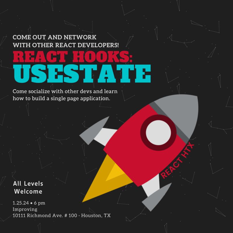 React HTX on LinkedIn: #codingevent #reacthtx #networking #socialize # ... React HTX on LinkedIn: #codingevent #reacthtx #networking #socialize # ...