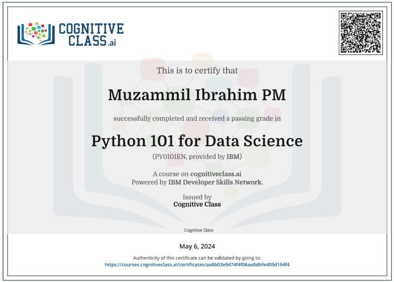 Muzammil Ibrahim on LinkedIn: #python #datascience Muzammil Ibrahim on LinkedIn: #python #datascience