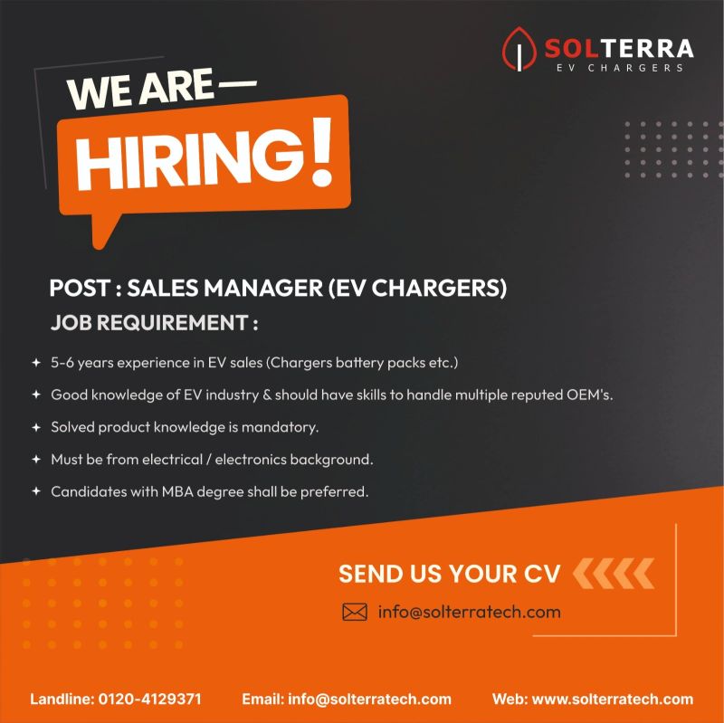 Sandeep kumar verma on LinkedIn: #hiring #sales #marketing #evchargers ... Sandeep kumar verma on LinkedIn: #hiring #sales #marketing #evchargers ...