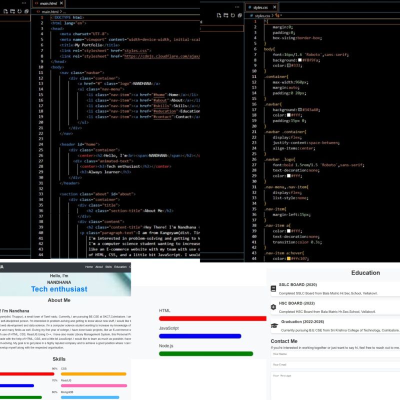 Nandhana KS on LinkedIn: #webdevelopmentjourney #portfoliodesign # ... Nandhana KS on LinkedIn: #webdevelopmentjourney #portfoliodesign # ...